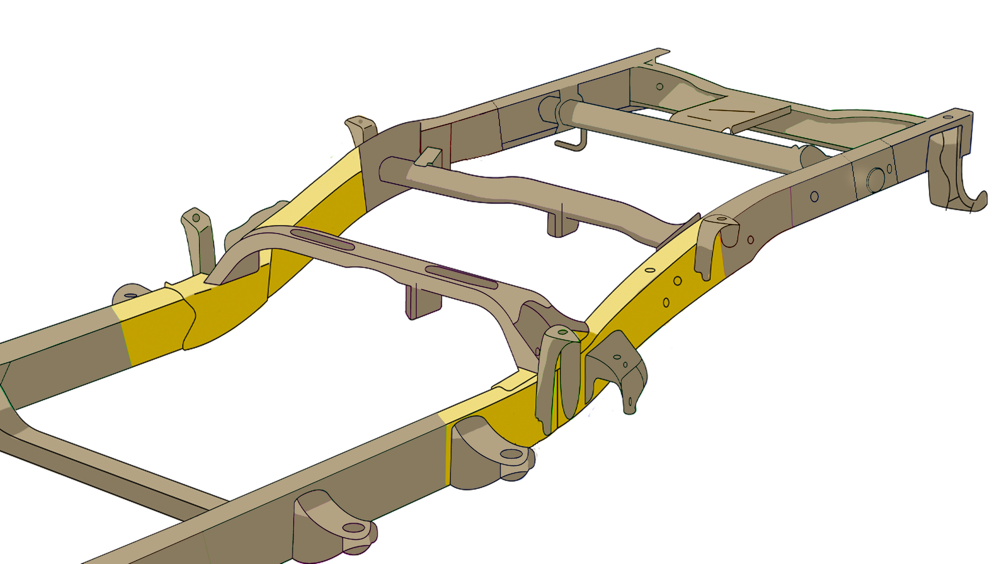 Rust Buster Rear Mid Frame Section For 07-13 Chevy/GMC Silverado/Sierra