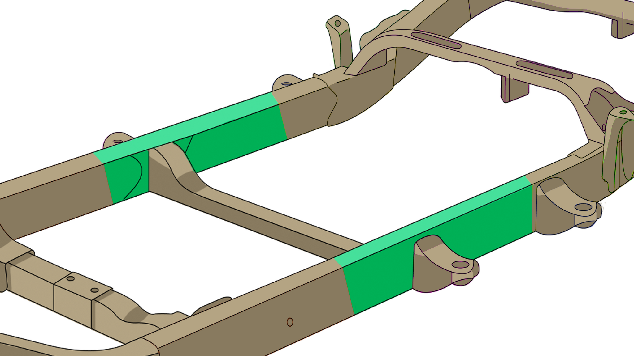 Rust Buster Center Frame Repair Kit For 2007-2013 Chevy Silverado/GMC