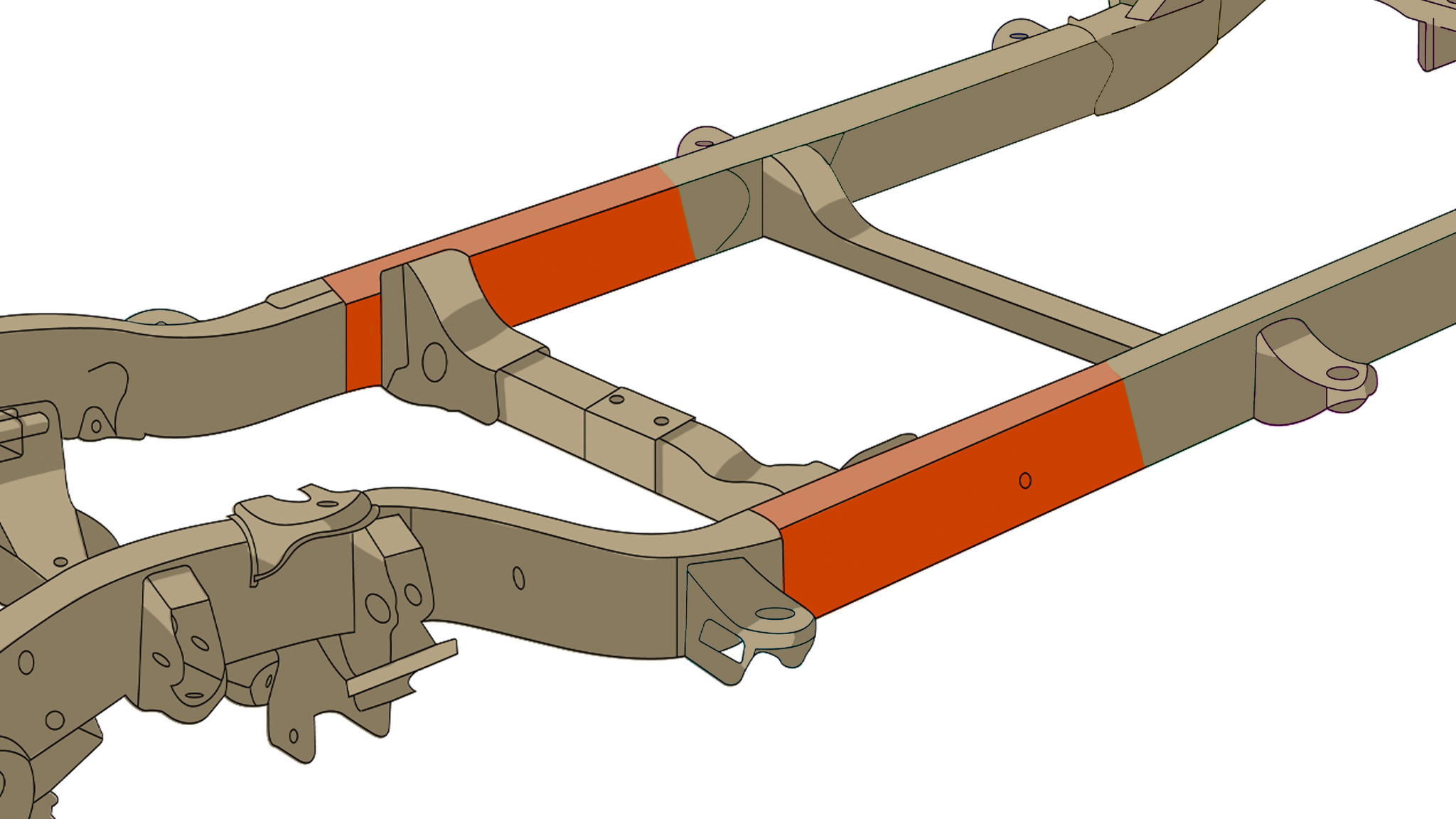 Rust Buster RB7344 Frame Section for 2007-2013 Silverado & Sierra 1500 ...