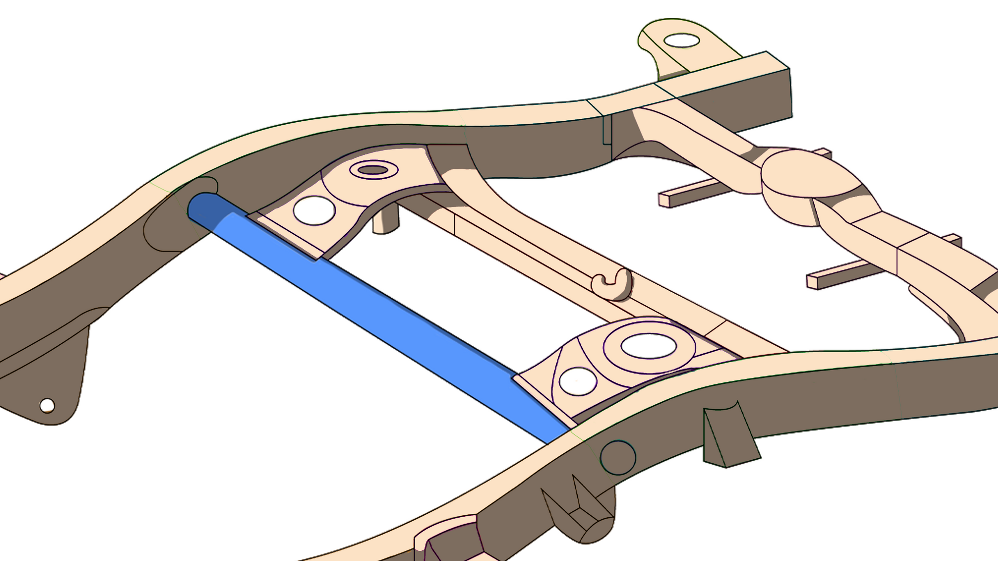 Rust Buster Rear Control Arm Crossmember For 1996-2002 Toyota 4Runner